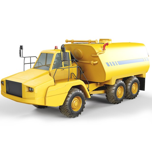 3D articulated water tanker model - TurboSquid 1652500