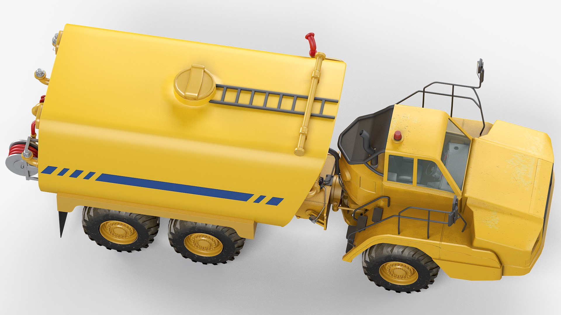 3D articulated water tanker model - TurboSquid 1652500