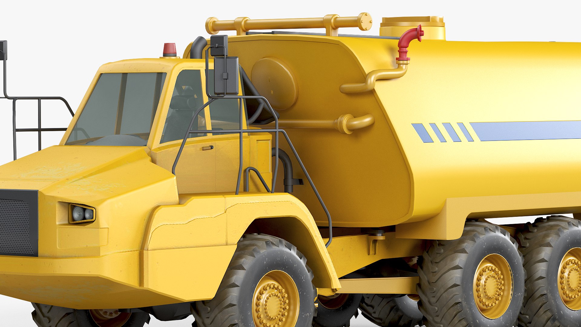 3D articulated water tanker model - TurboSquid 1652500