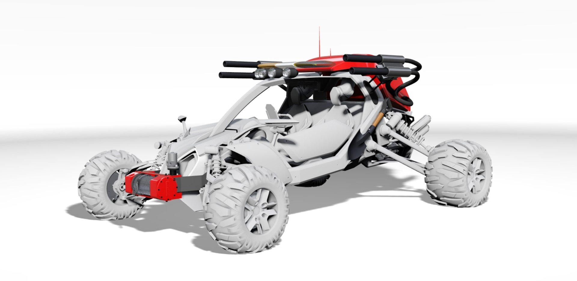 Firefighter Buggy 3D Model - TurboSquid 1316409