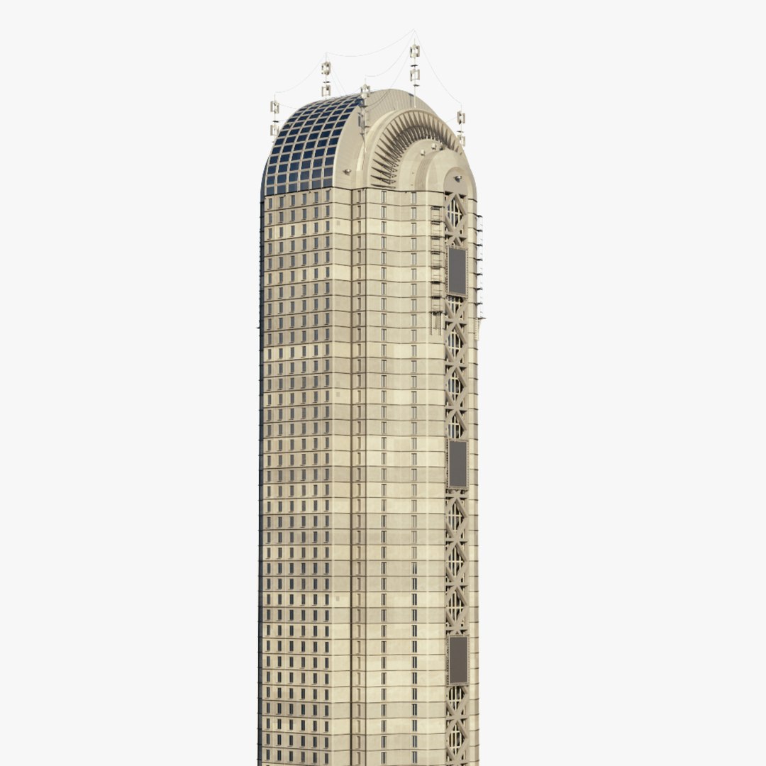 Building Skyscraper City Town Downtown Office Space Work Street ...