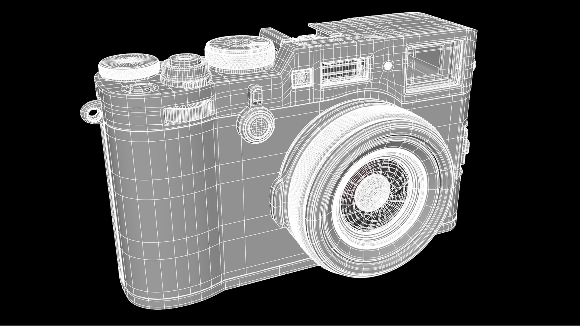 3D FujiFilm Camera Model - TurboSquid 1935936