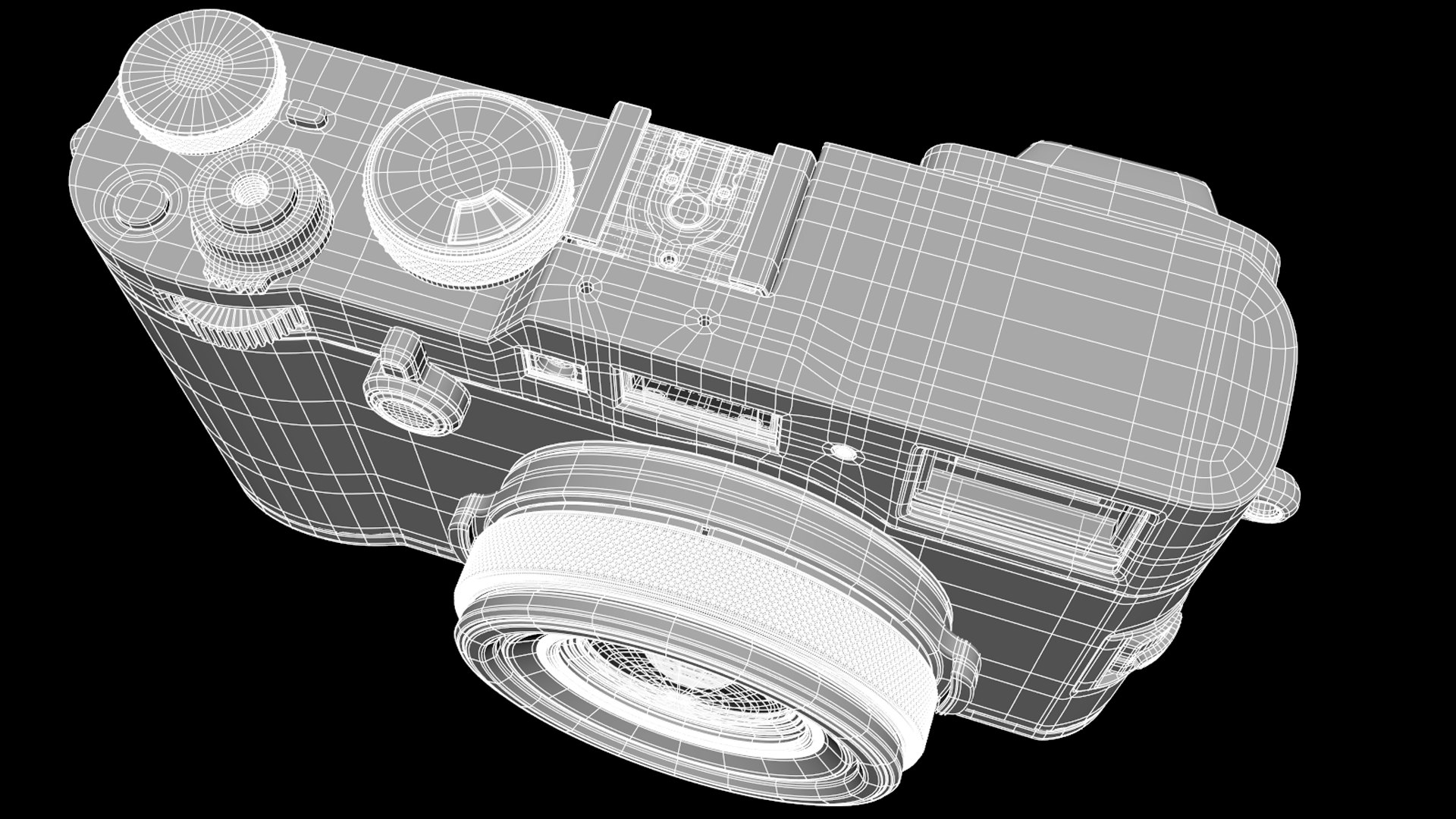 3D FujiFilm Camera Model - TurboSquid 1935936