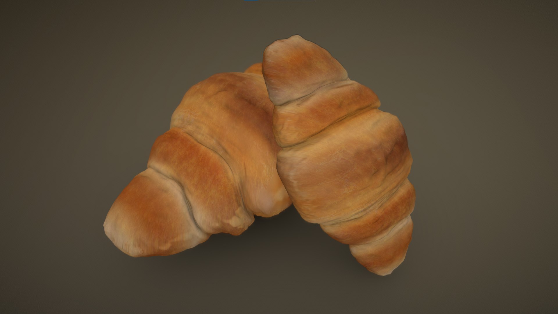 Free Crispy Crossaint 3D Model - TurboSquid 1927366