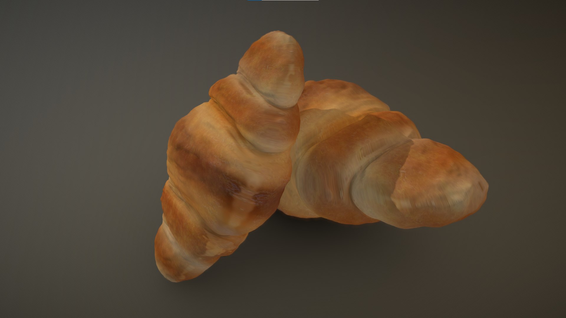 Free Crispy Crossaint 3D Model - TurboSquid 1927366