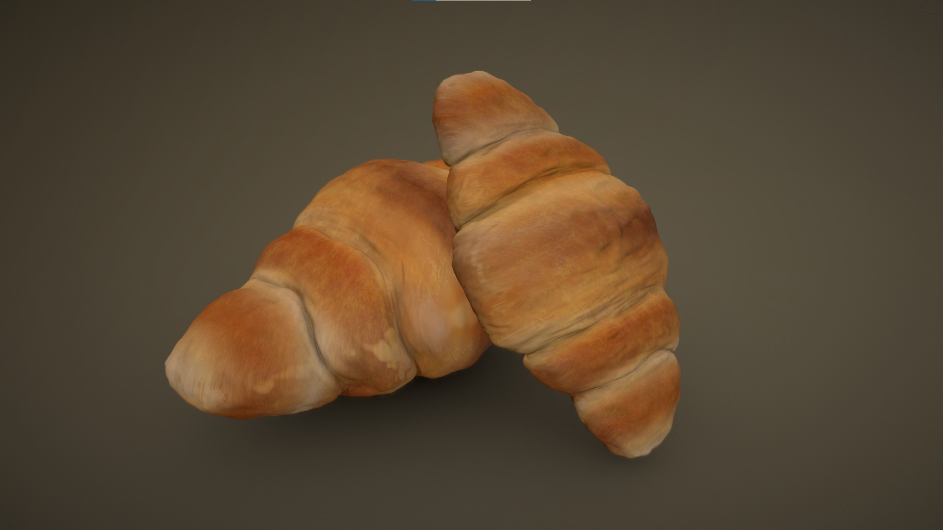 Free Crispy Crossaint 3D Model - TurboSquid 1927366
