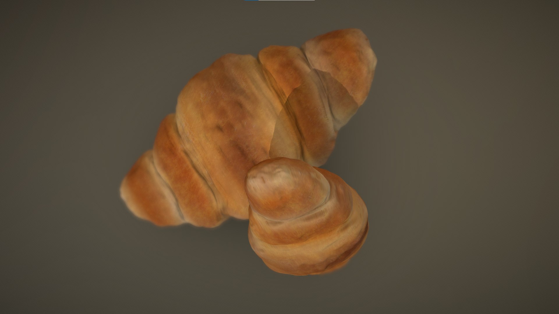 Free Crispy Crossaint 3D Model - TurboSquid 1927366