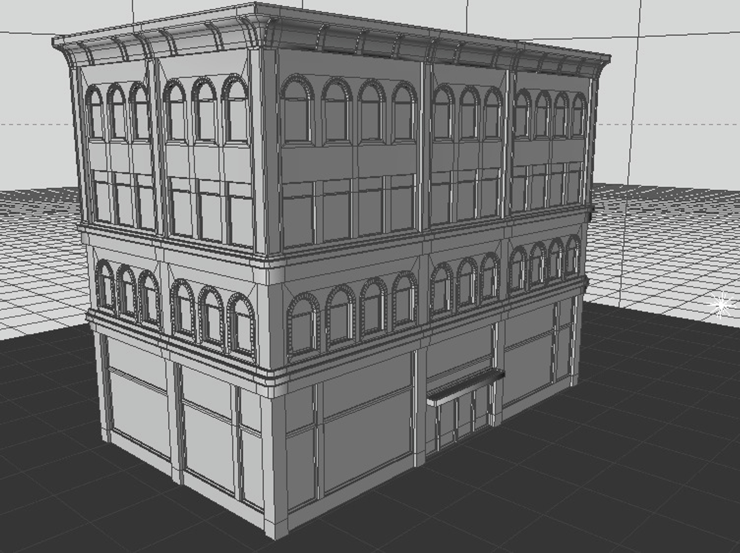 old department store 3d c4d