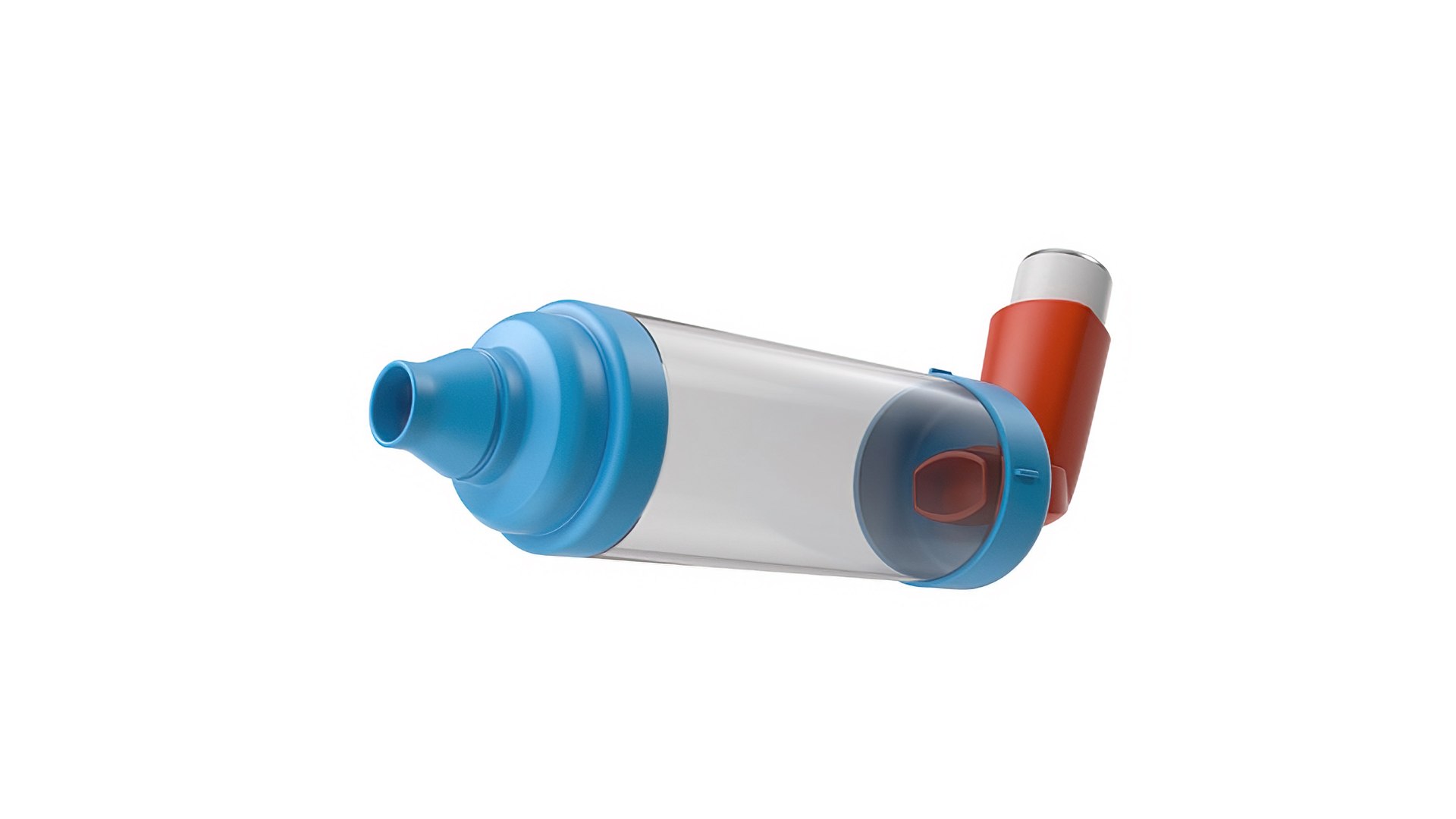 Asthma Inhaler And Chamber Model - TurboSquid 2024392