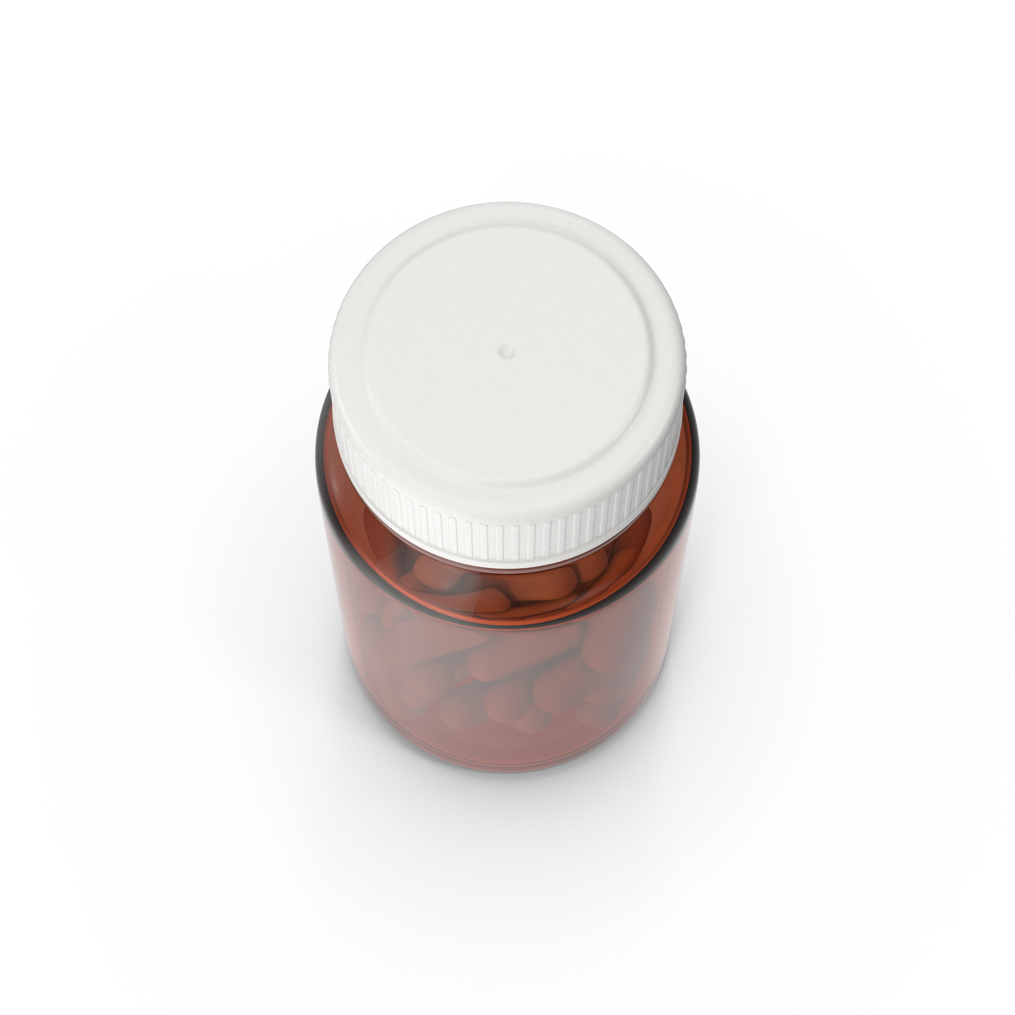 3D model Brown Pill Bottle - TurboSquid 1940522