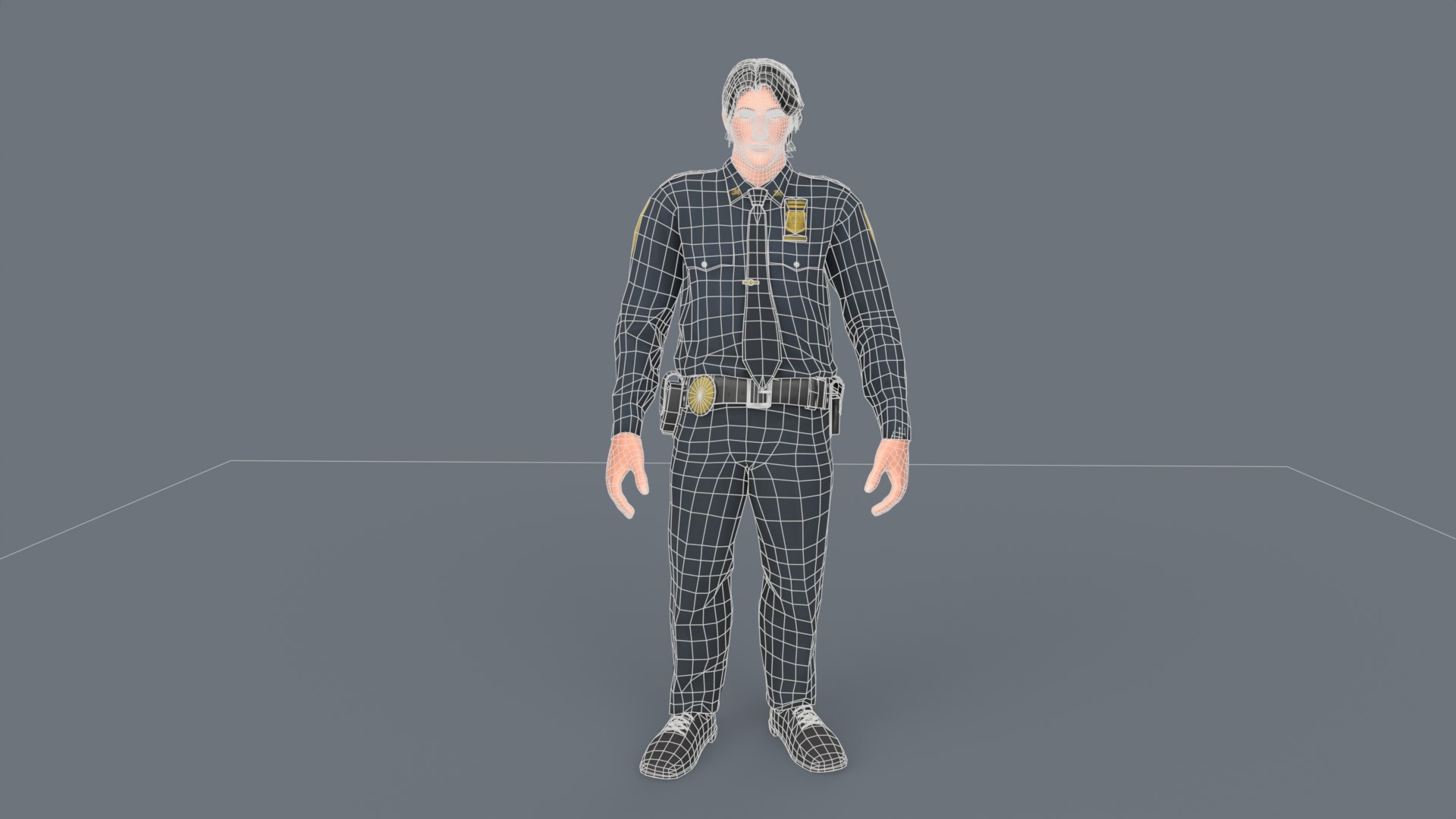 Police Character Pack 3D - TurboSquid 2432122