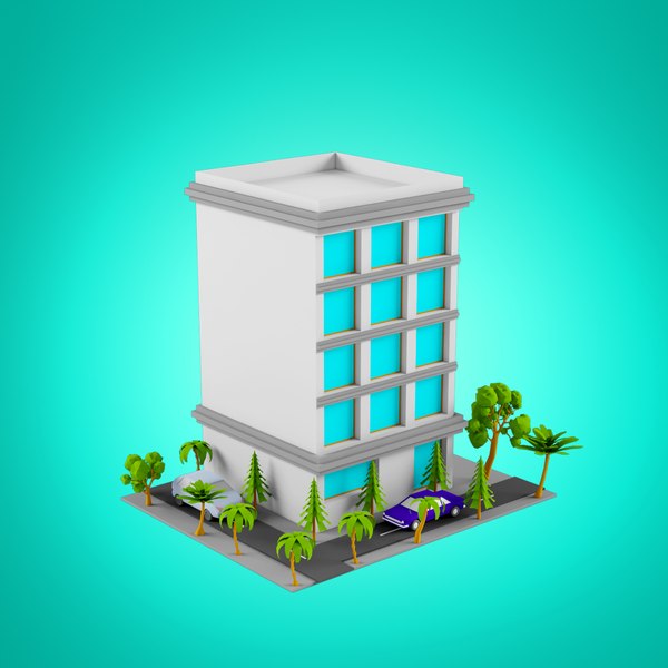 modelo 3d Casas Low Poly set 8 - TurboSquid 1228542