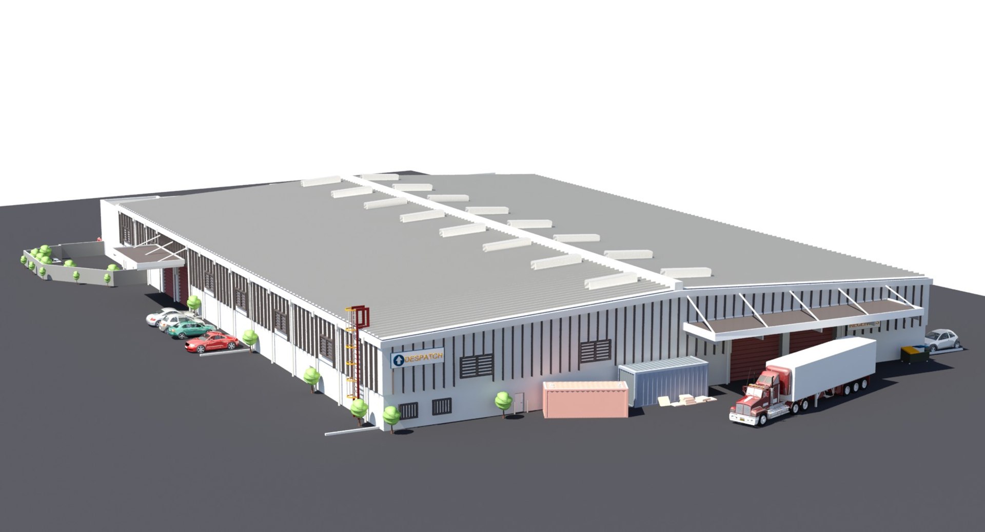 Dwg Industrial Logistics Warehouse