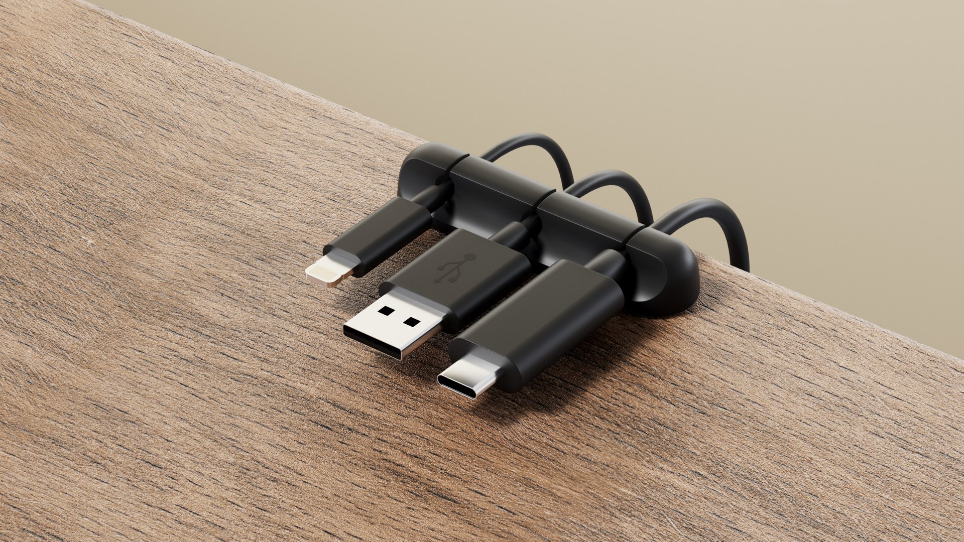 USB hub - 3 and 5 piece 3D model - TurboSquid 2150847