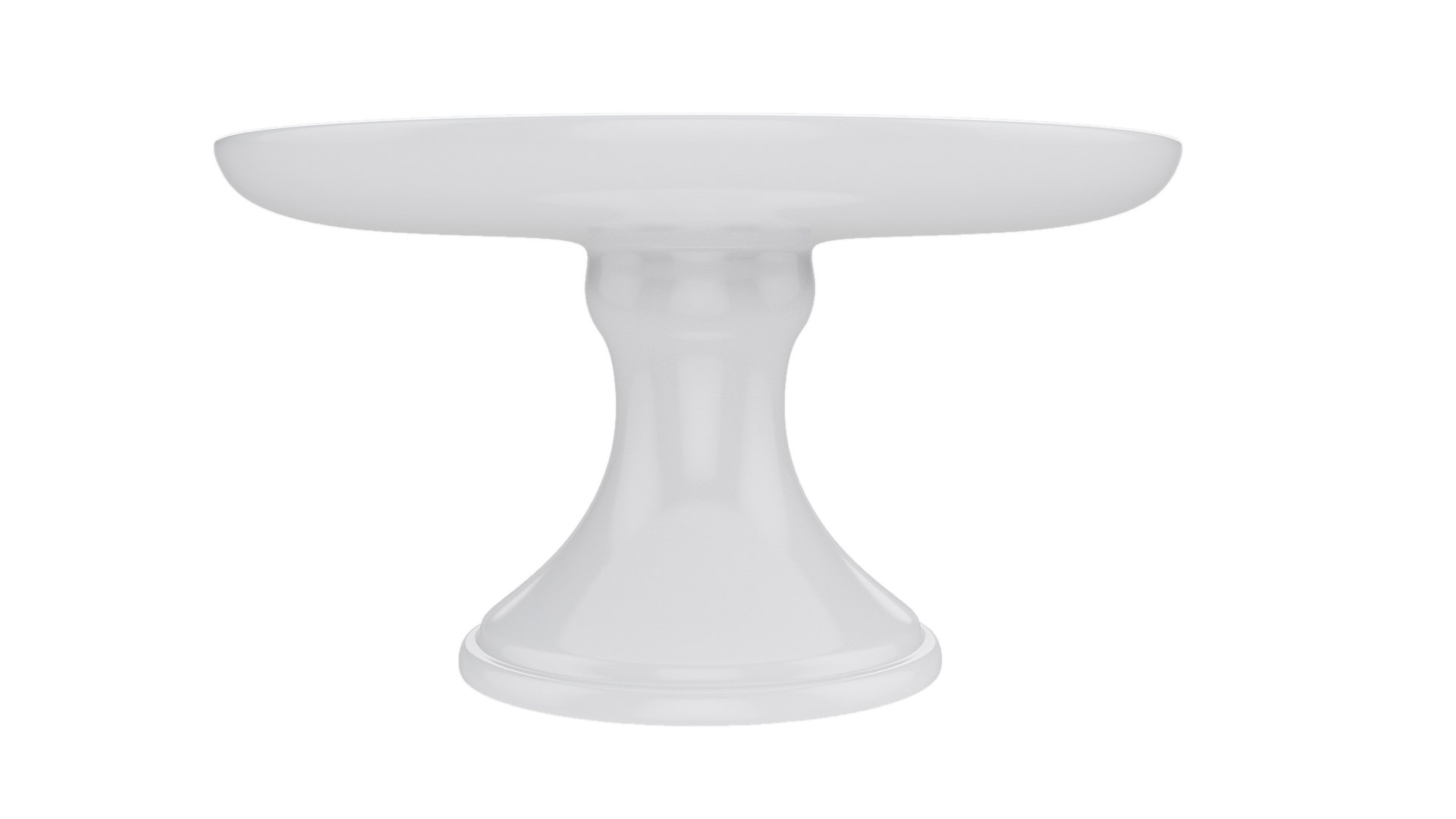 White Cake Stand 3D - TurboSquid 1978064