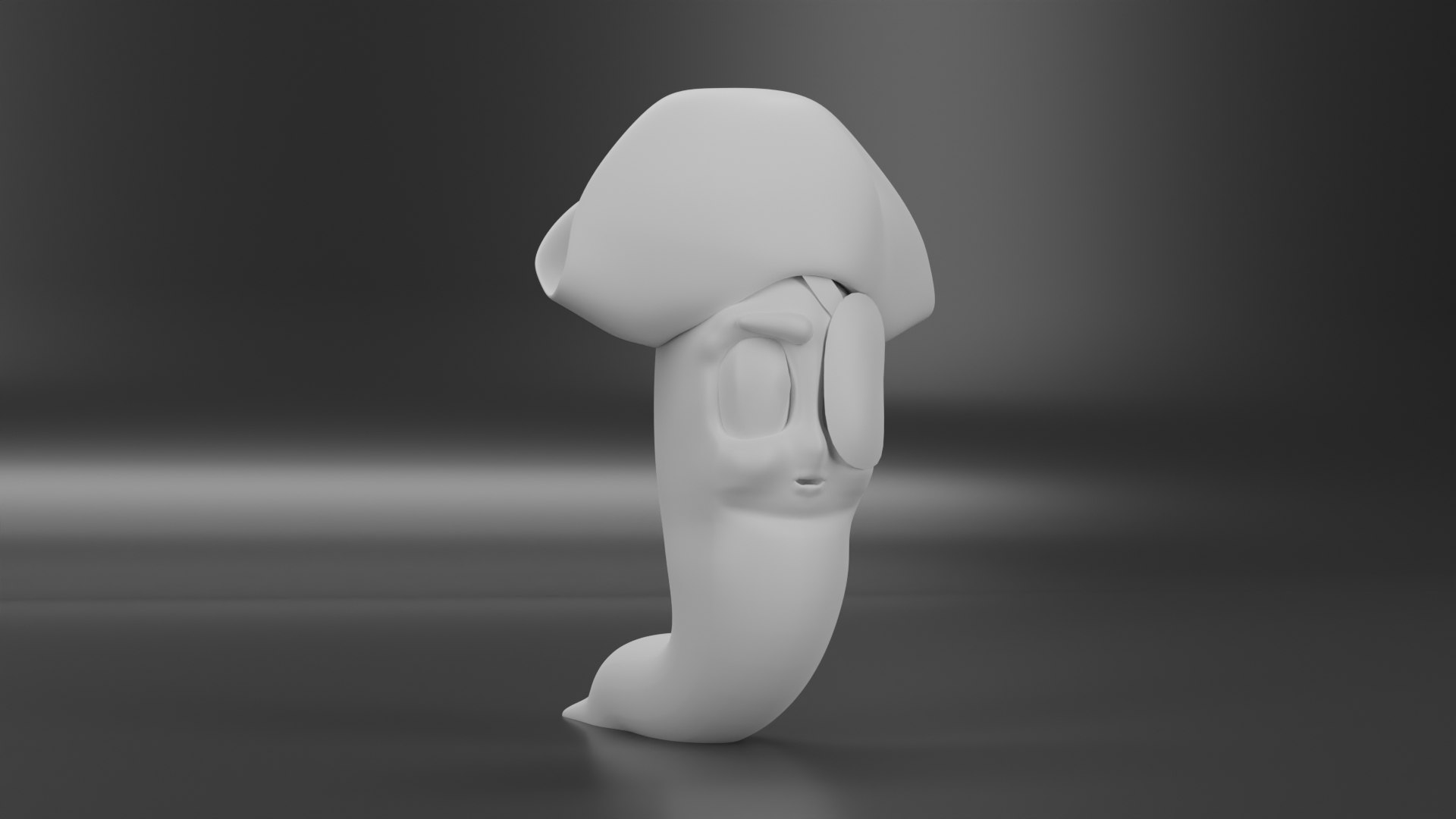 3D Model Cartoon Worm Character - TurboSquid 2102062