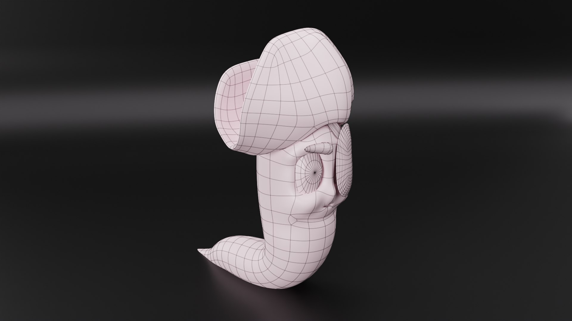 3D Model Cartoon Worm Character - TurboSquid 2102062