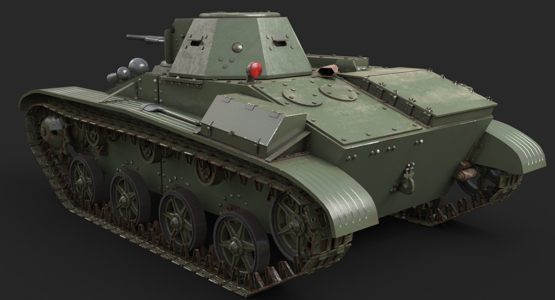 Tank T 60 Soviet 3D Model - TurboSquid 1289174