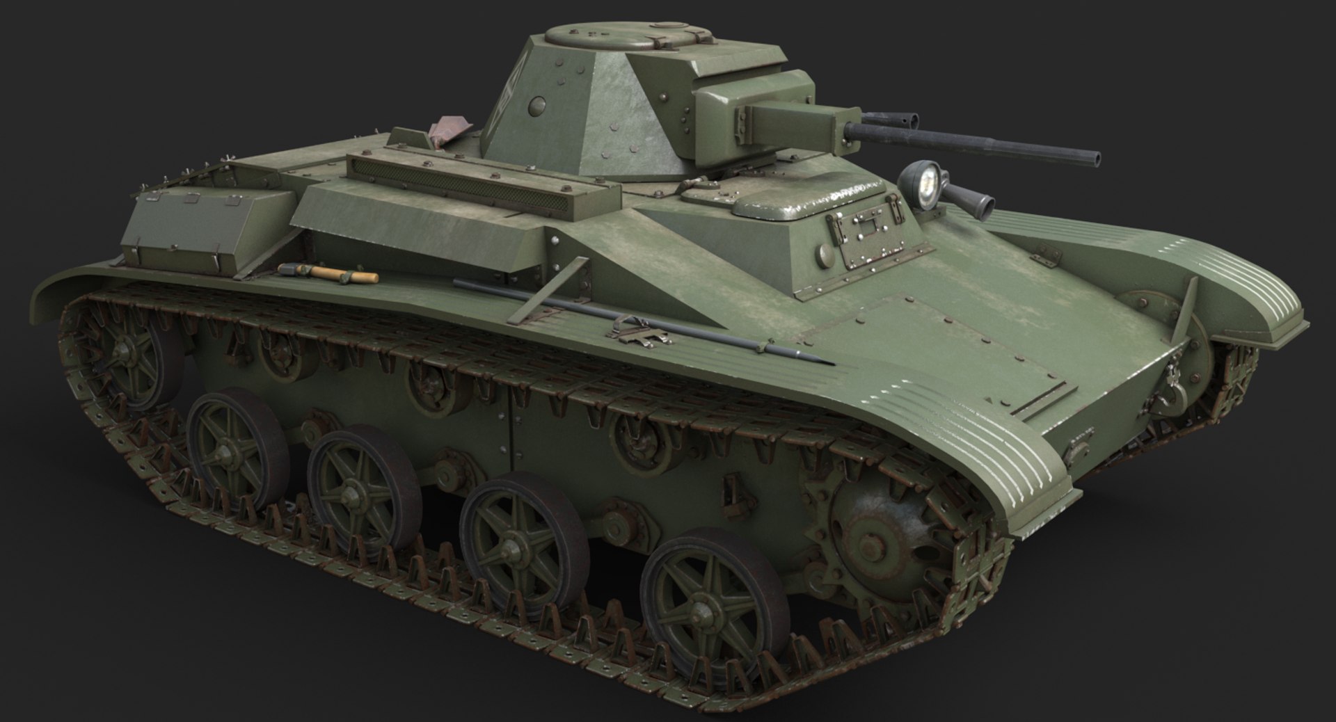 Tank T 60 Soviet 3D Model - TurboSquid 1289174