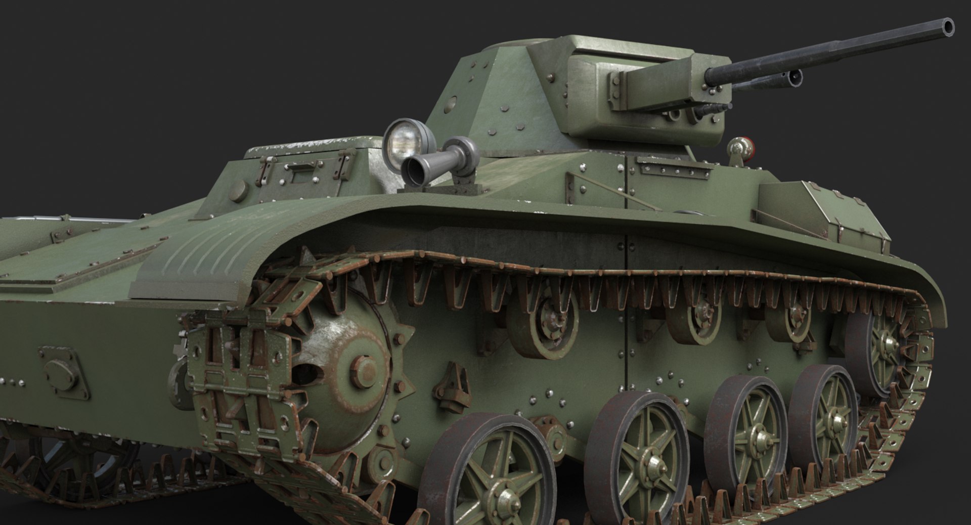 Tank T 60 Soviet 3D Model - TurboSquid 1289174