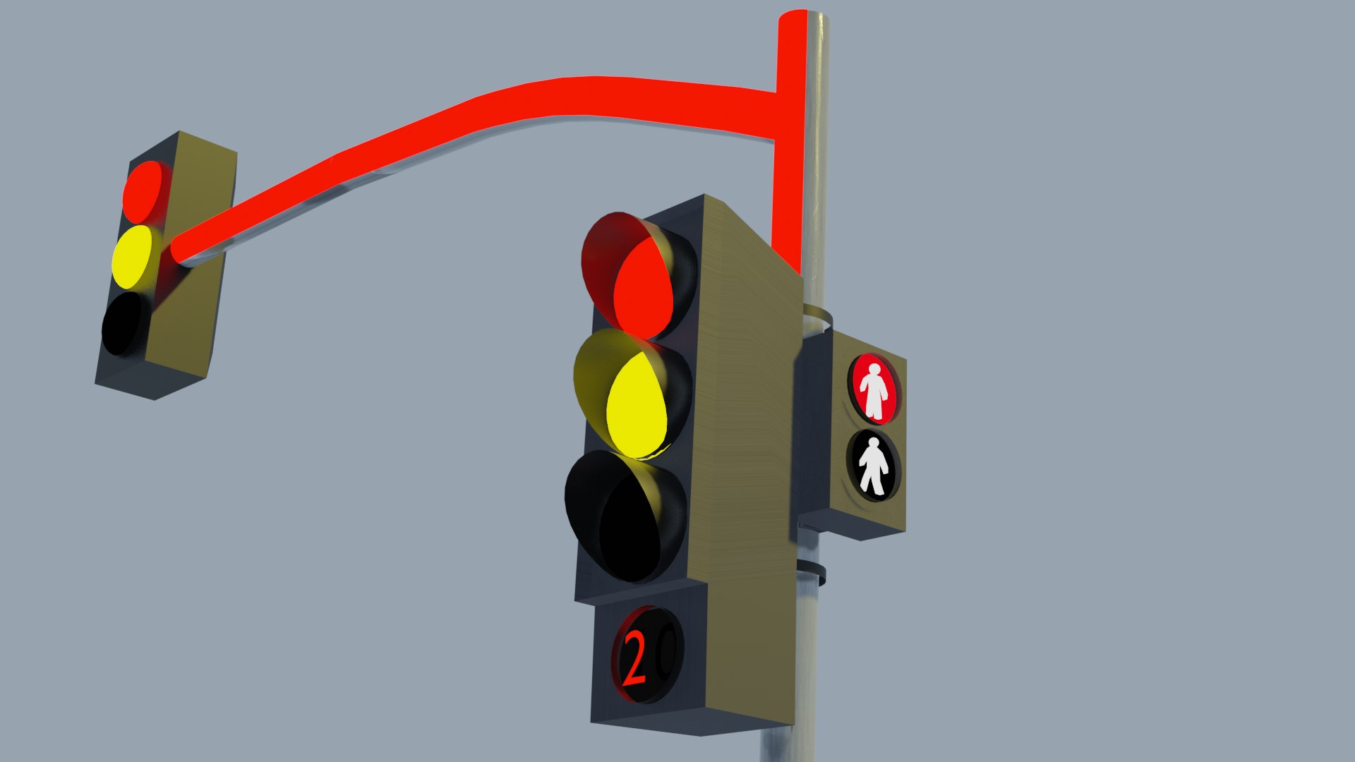 Traffic Light 3D - TurboSquid 1698173