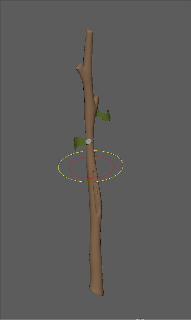Cartoon Stick 3D Model - TurboSquid 1762029