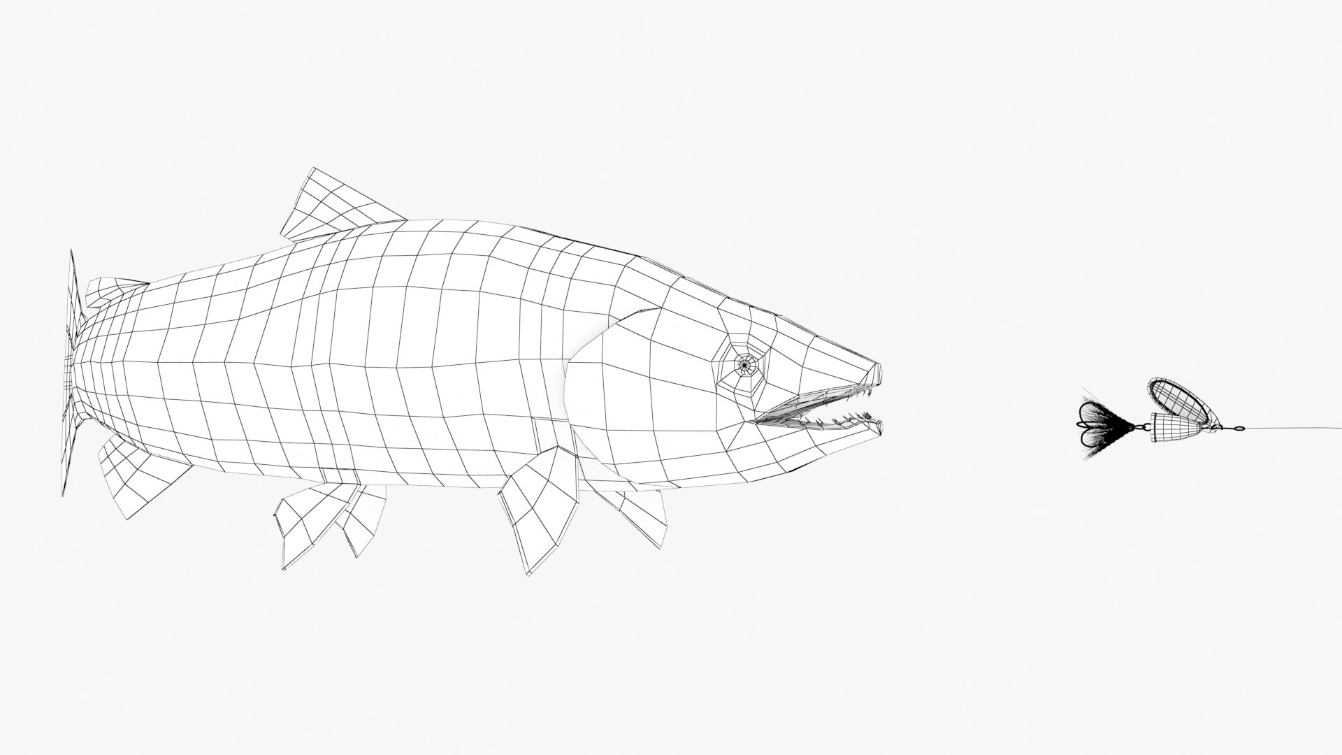 Rainbow trout model - TurboSquid 1523008
