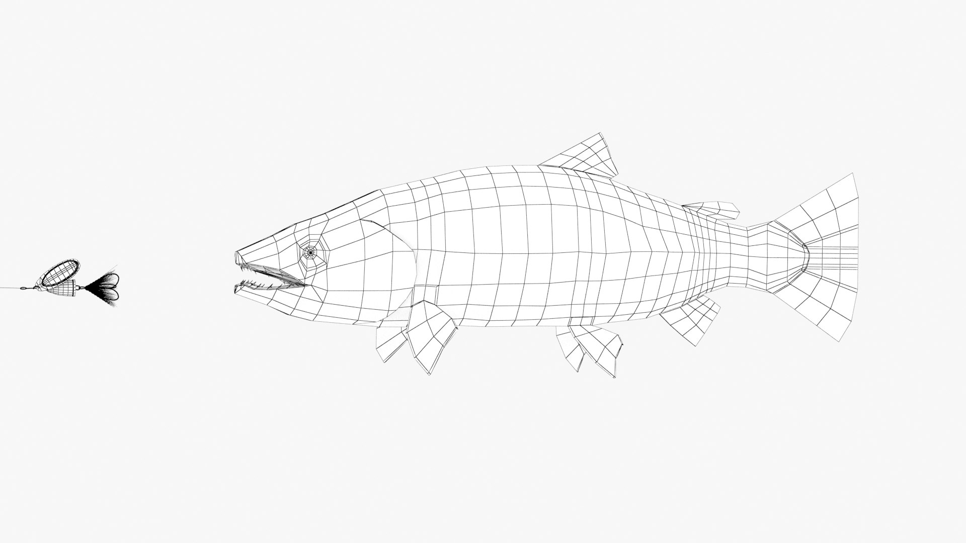 Rainbow Trout Model - TurboSquid 1523008