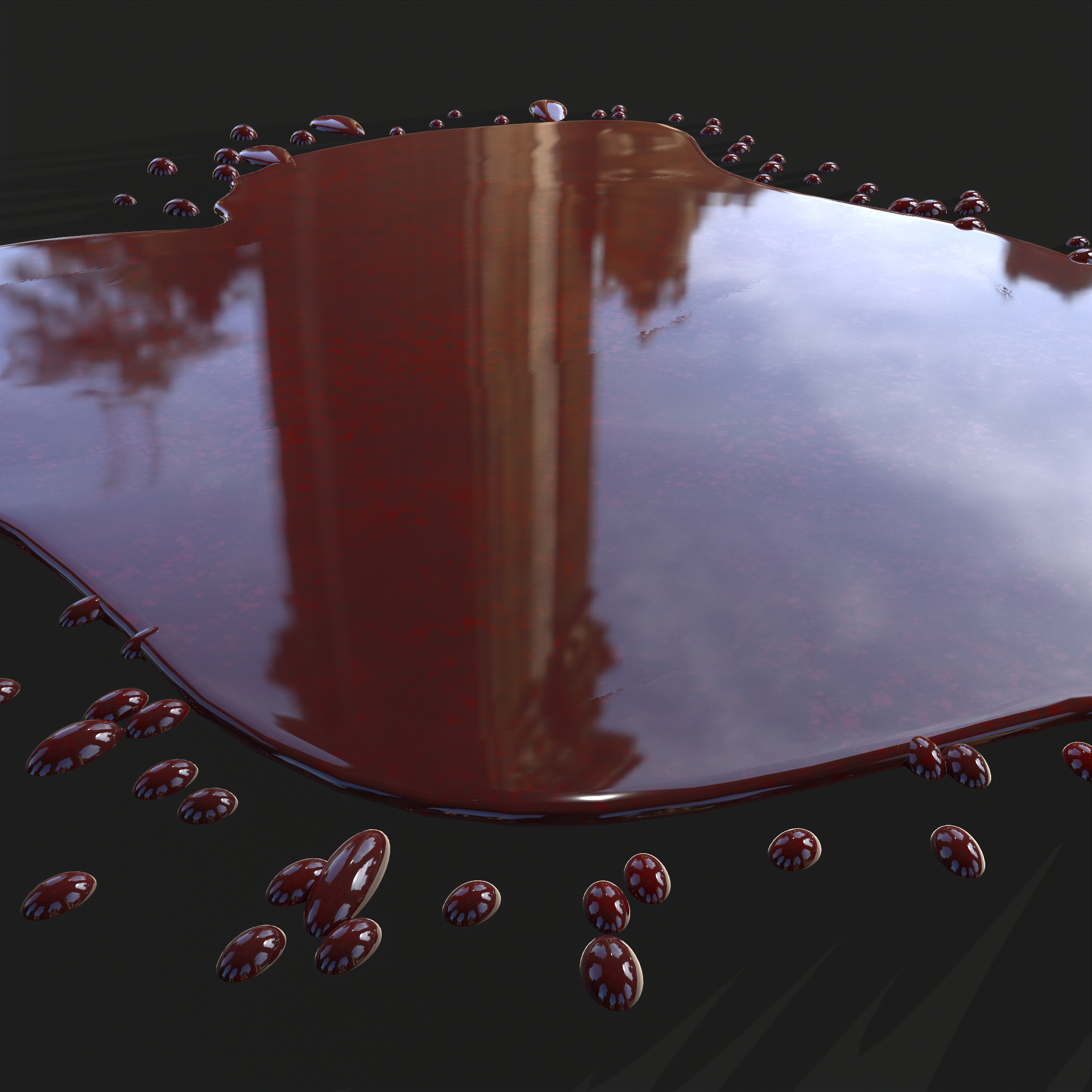 3D Blood Splatter model - TurboSquid 1791066