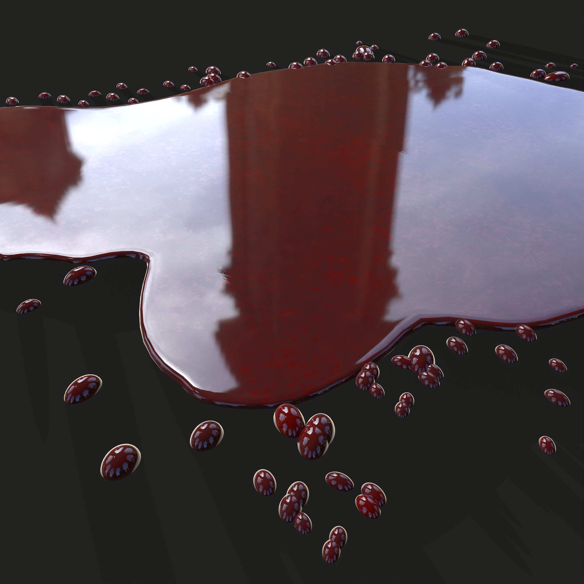 3D Blood Splatter model - TurboSquid 1791066