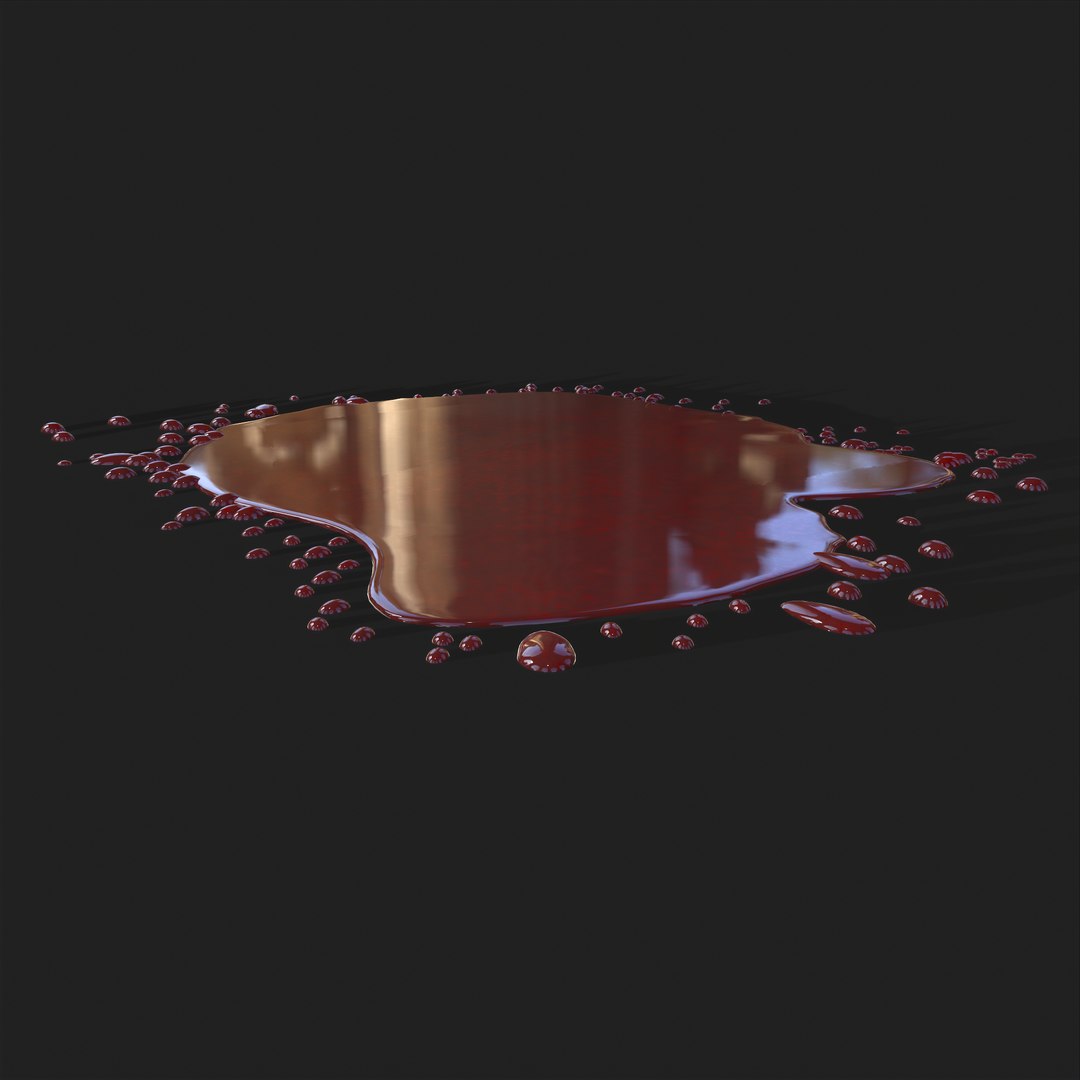 3D Blood Splatter Model - TurboSquid 1791066