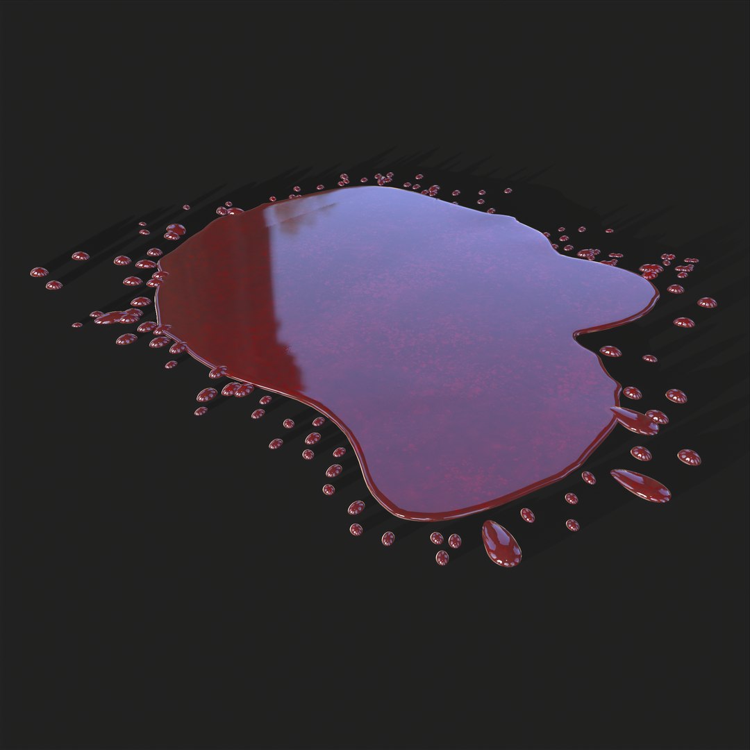 3D Blood Splatter Model - TurboSquid 1791066