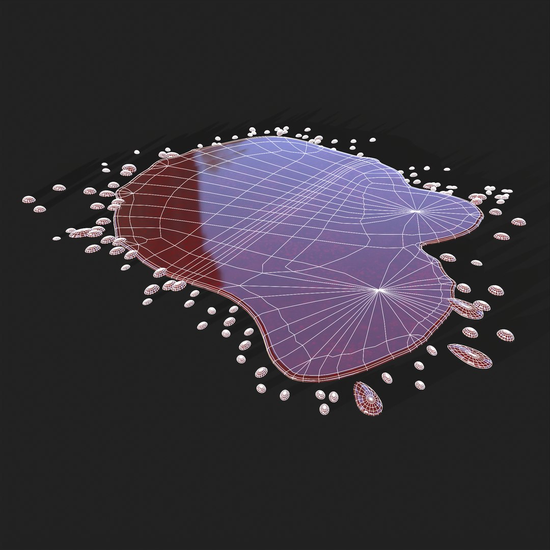 3D Blood Splatter Model - TurboSquid 1791066