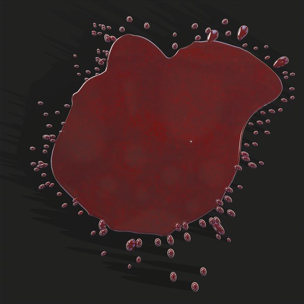 3D Blood Splatter model - TurboSquid 1791066