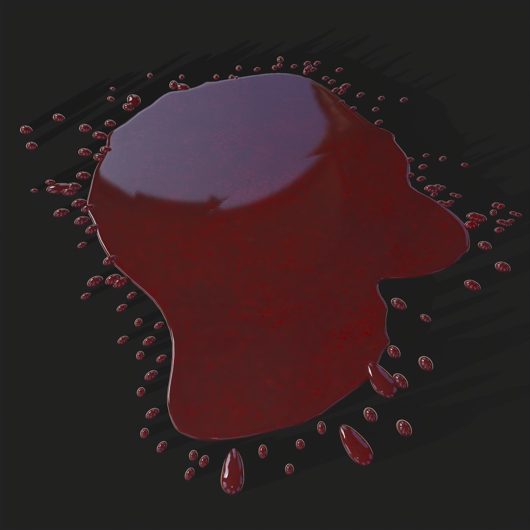3D Blood Splatter Model - TurboSquid 1791066