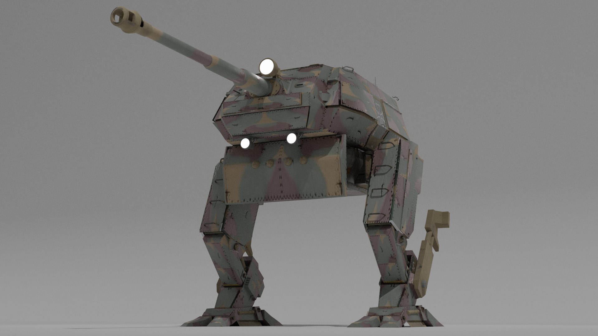 Destroyer Mech Walker With RIG And LOWPOLY Forest Camo 3D - TurboSquid ...