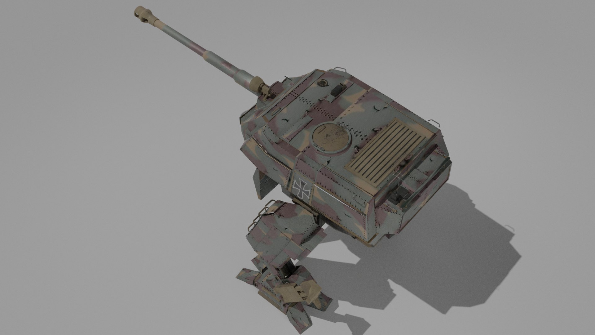 Destroyer Mech Walker With RIG And LOWPOLY Forest Camo 3D - TurboSquid ...