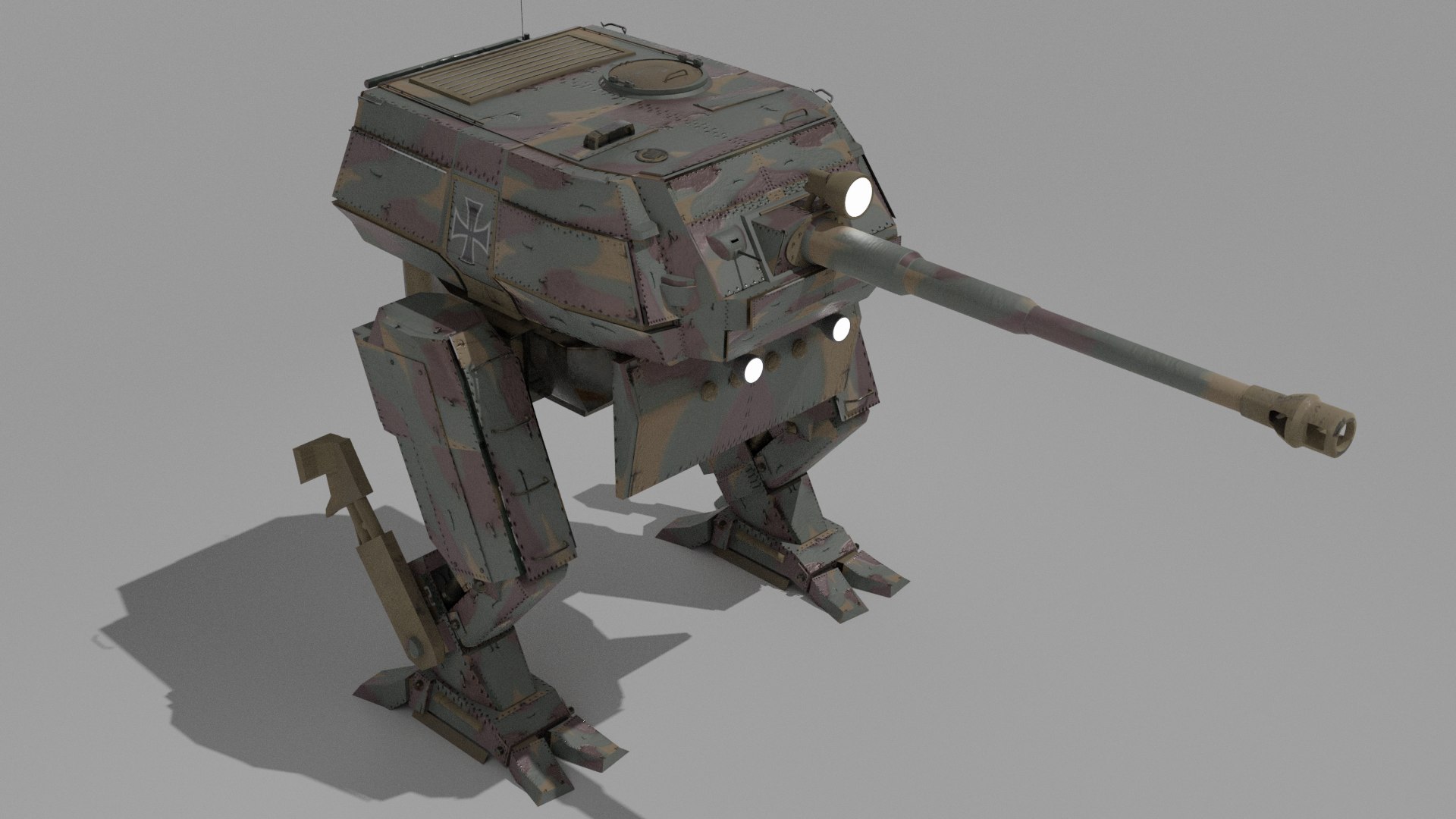 Destroyer Mech Walker With RIG And LOWPOLY Forest Camo 3D - TurboSquid ...