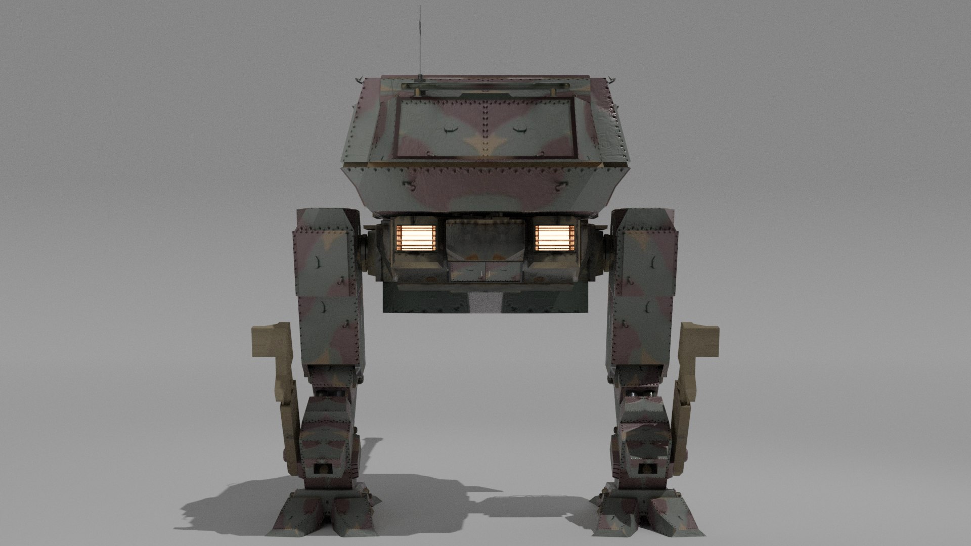 Destroyer Mech Walker With RIG And LOWPOLY Forest Camo 3D - TurboSquid ...