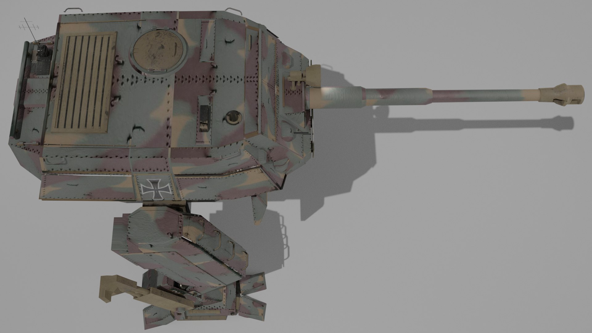 Destroyer Mech Walker With RIG And LOWPOLY Forest Camo 3D - TurboSquid ...