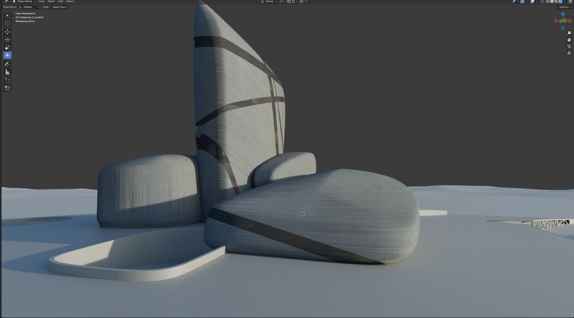 Ithra - King Abdulaziz Center For World Culture 3D Model Model ...