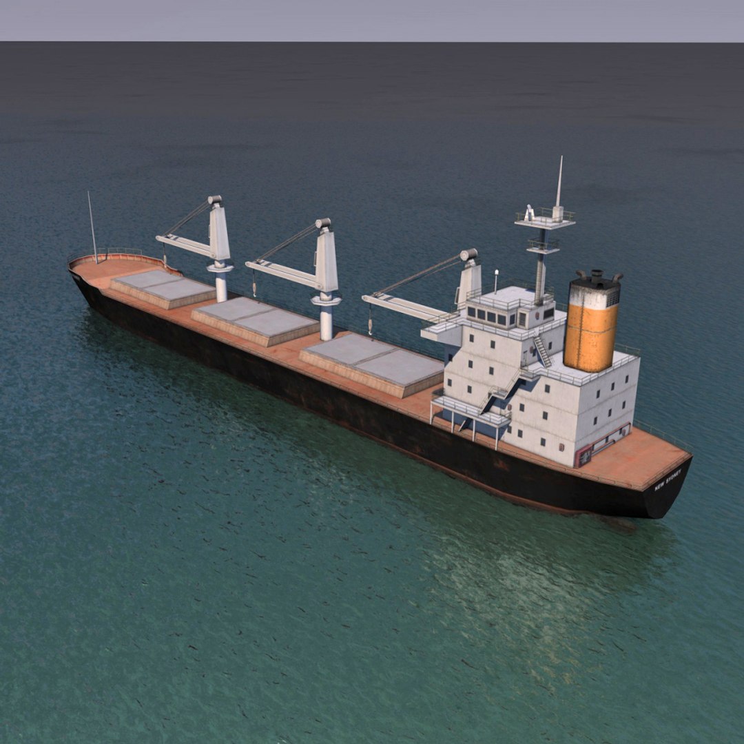 Bulk Carrier 3d Model