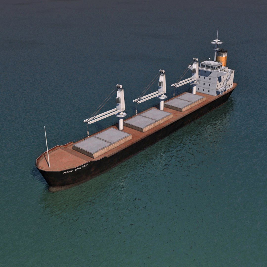 Bulk Carrier 3d Model