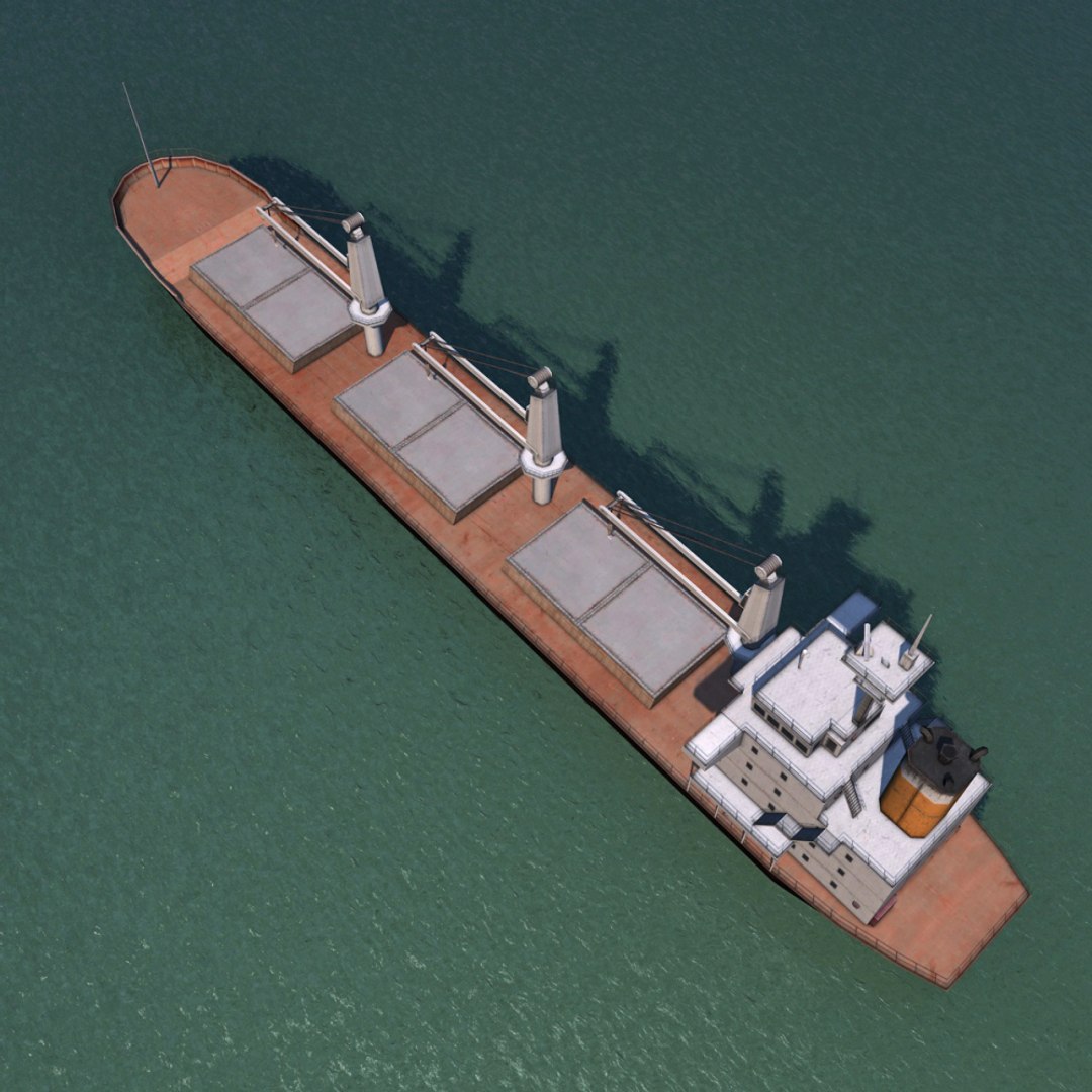 Bulk Carrier 3d Model