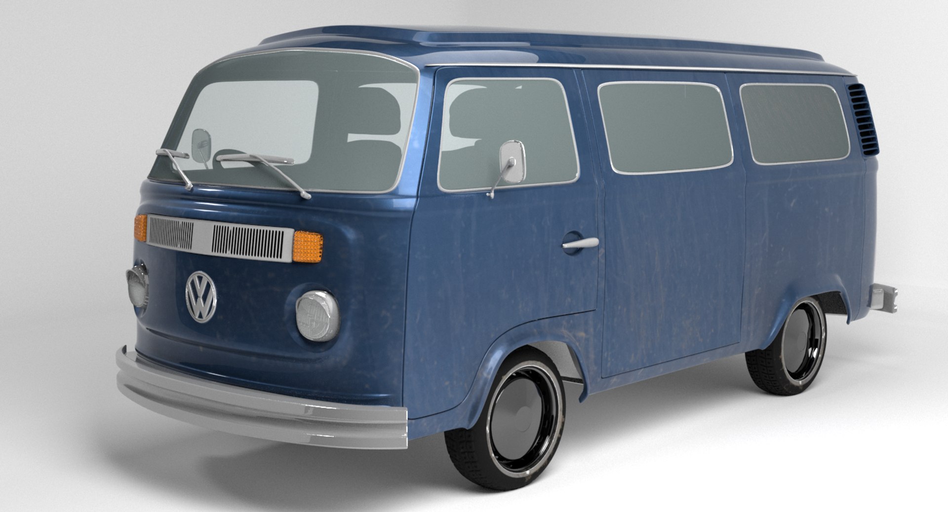 Volkswagen-T2 3D Model - TurboSquid 2015930