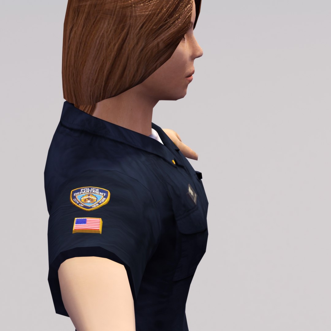 3d Model Police Officer