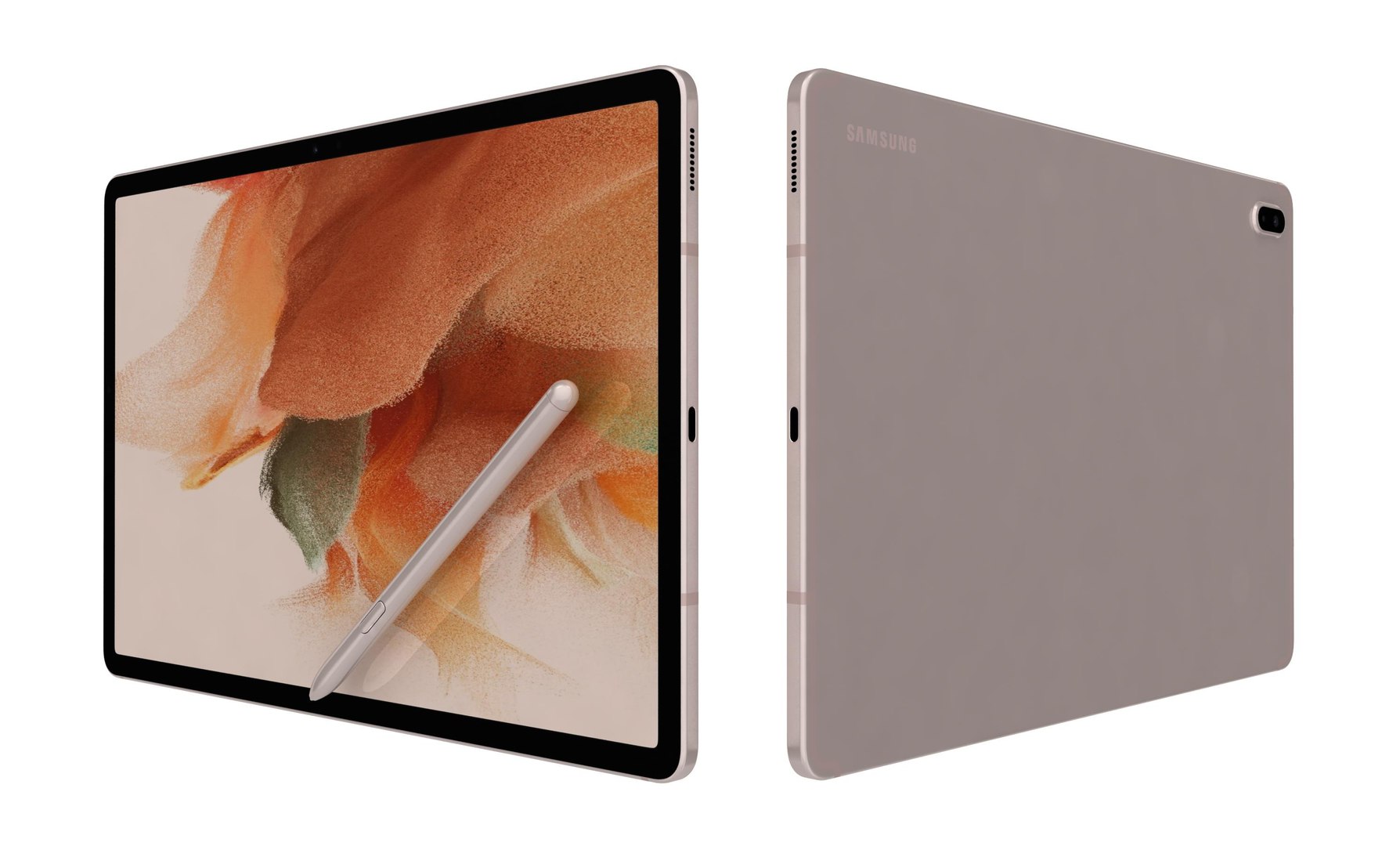 Samsung Galaxy Tab S7 FE Pink Model - TurboSquid 1746897