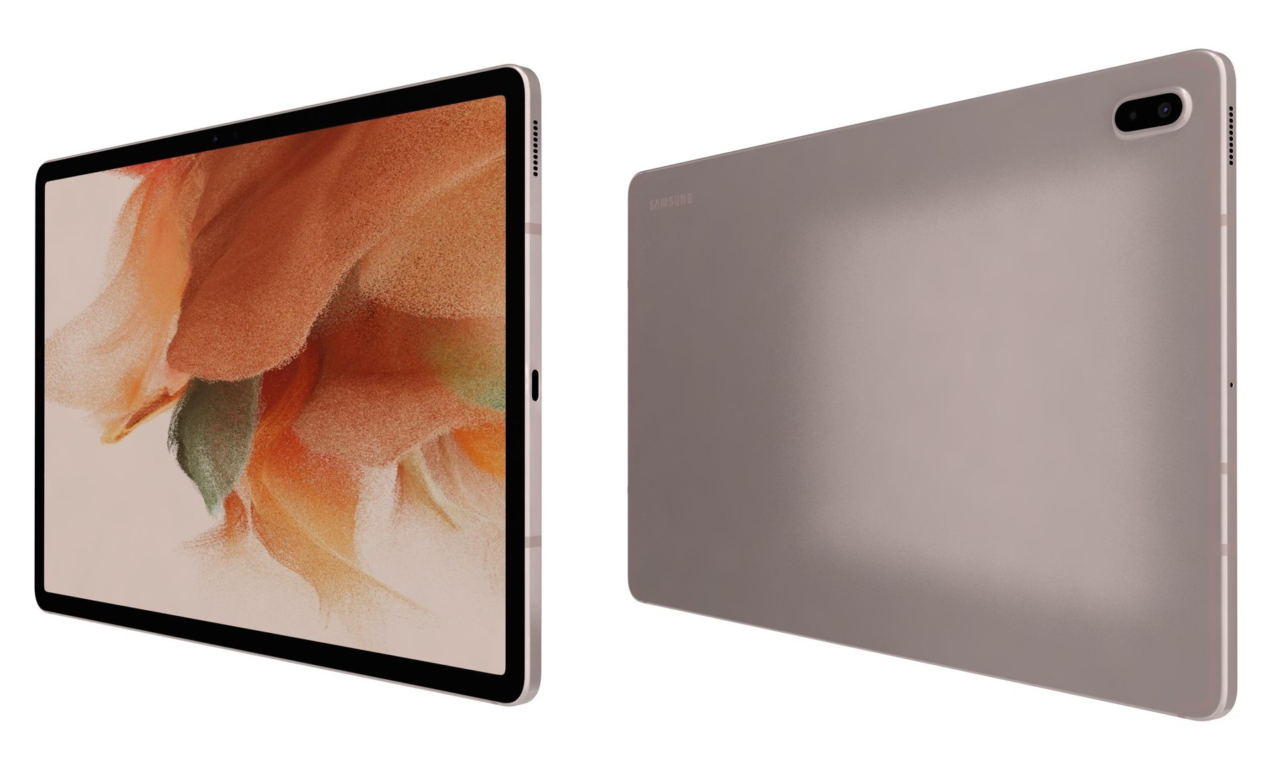 Samsung Galaxy Tab S7 FE Pink Model - TurboSquid 1746897