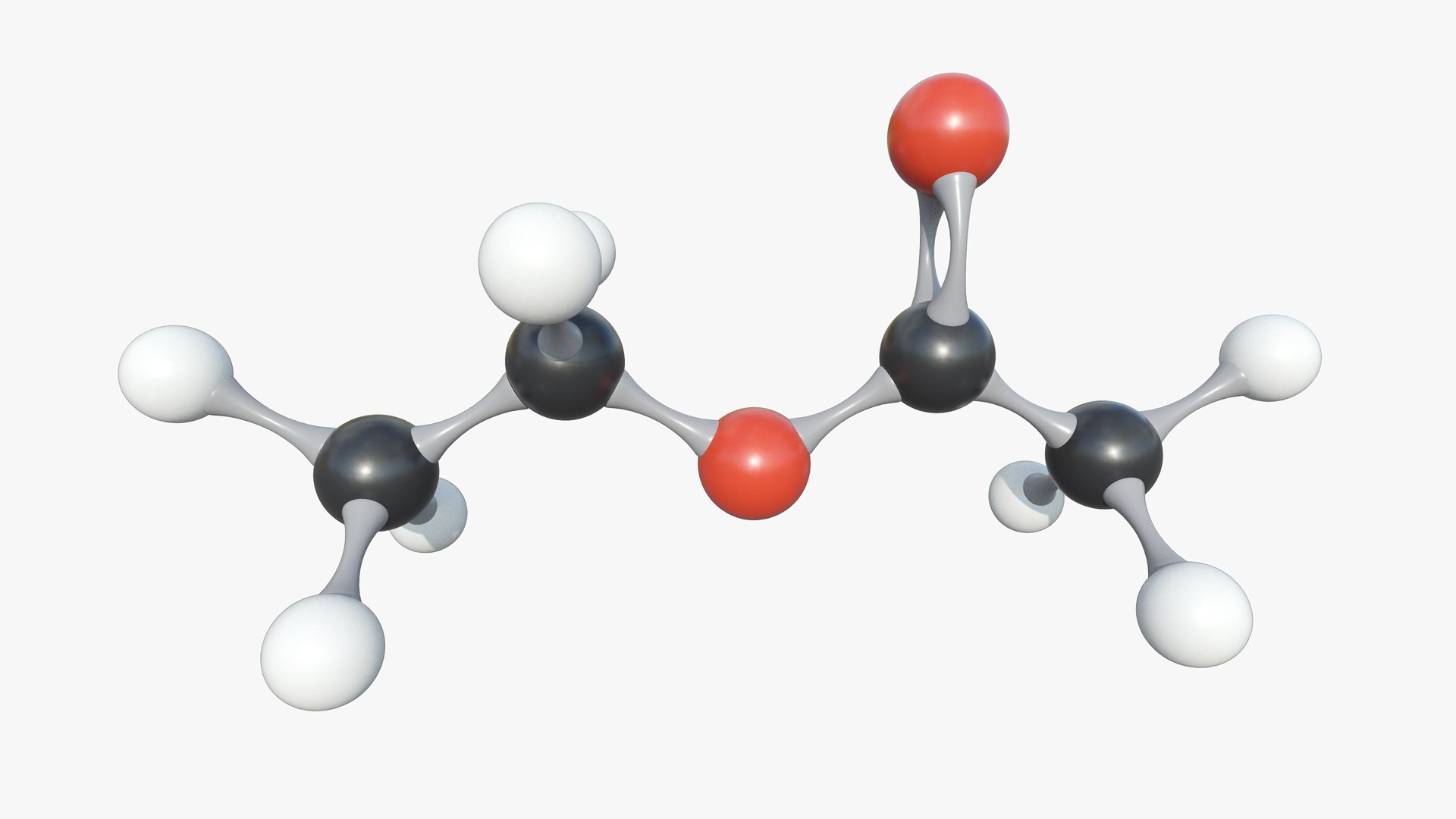 Ethyl Acetate Structure 3d
