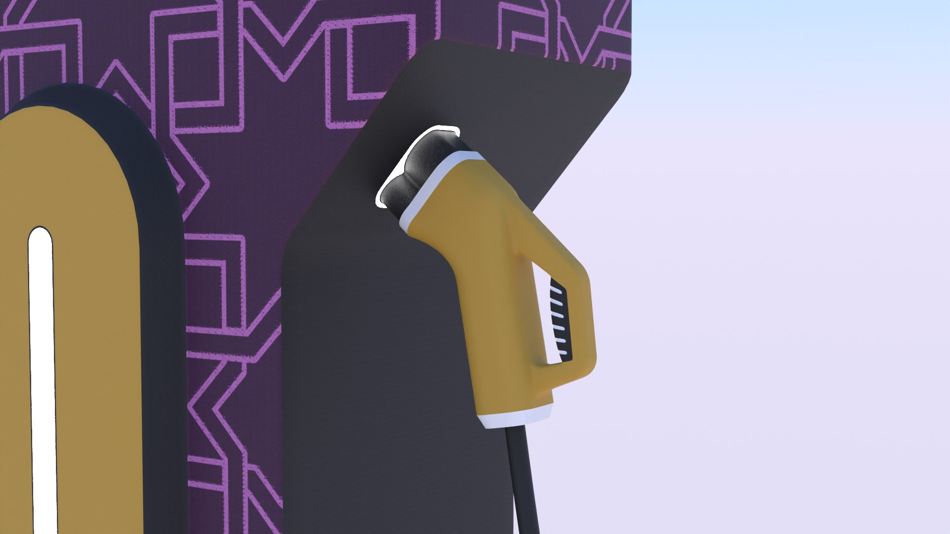 EV Charger XX PBR 3D Model - TurboSquid 2365420